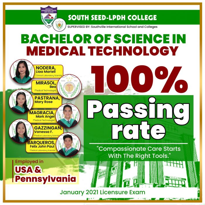 BS Medical Technology Degree Philippines Southville International ...