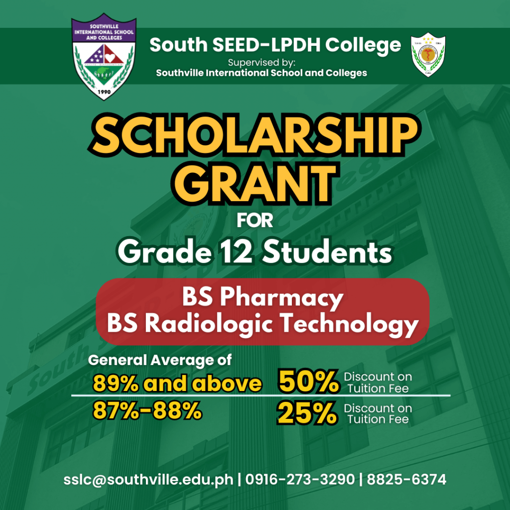 BS Pharmacy Degree Philippines - Southville International School and ...