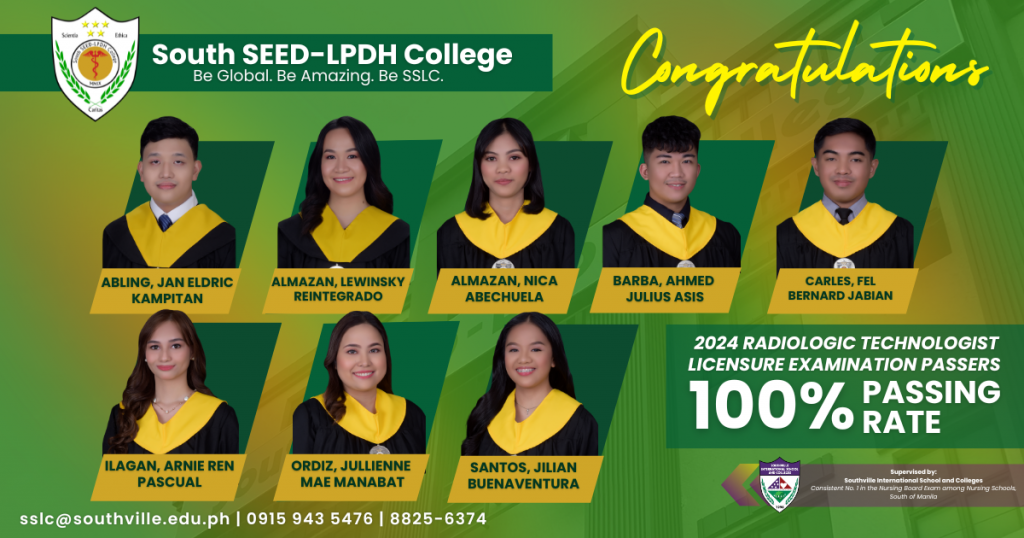 BS Radiologic Technology Degree Philippines Southville International ...